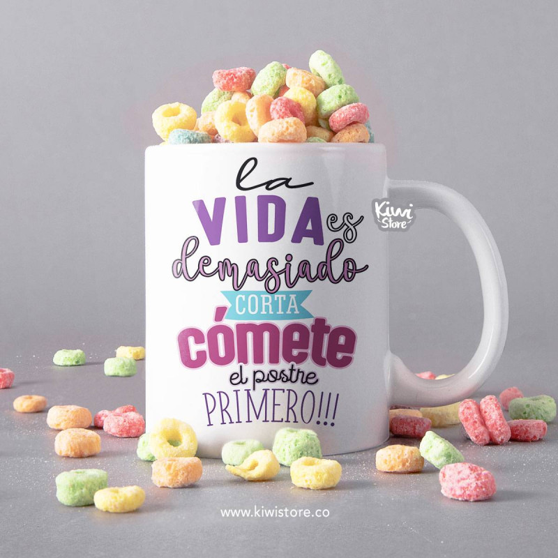 Mug con frase bonita - Mug personalizado en bucaramanga para amigos con ...