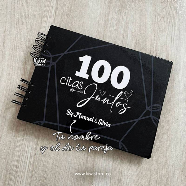 Libro de las 100 citas en pareja - Libro personalizado 100 citas en ...