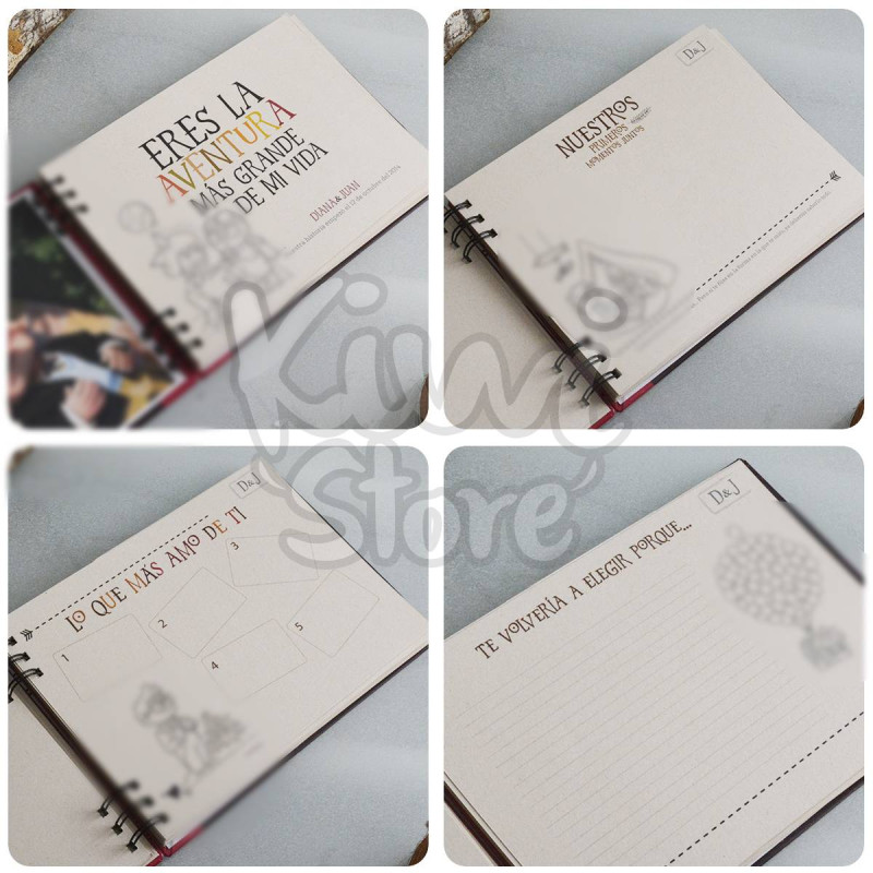 Album de recuerdos tipo libro